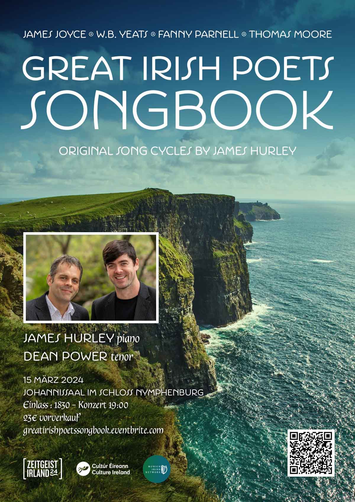 Great Irish Poets Songbook - 15.03.2024 Johannissaal im Schloss ...